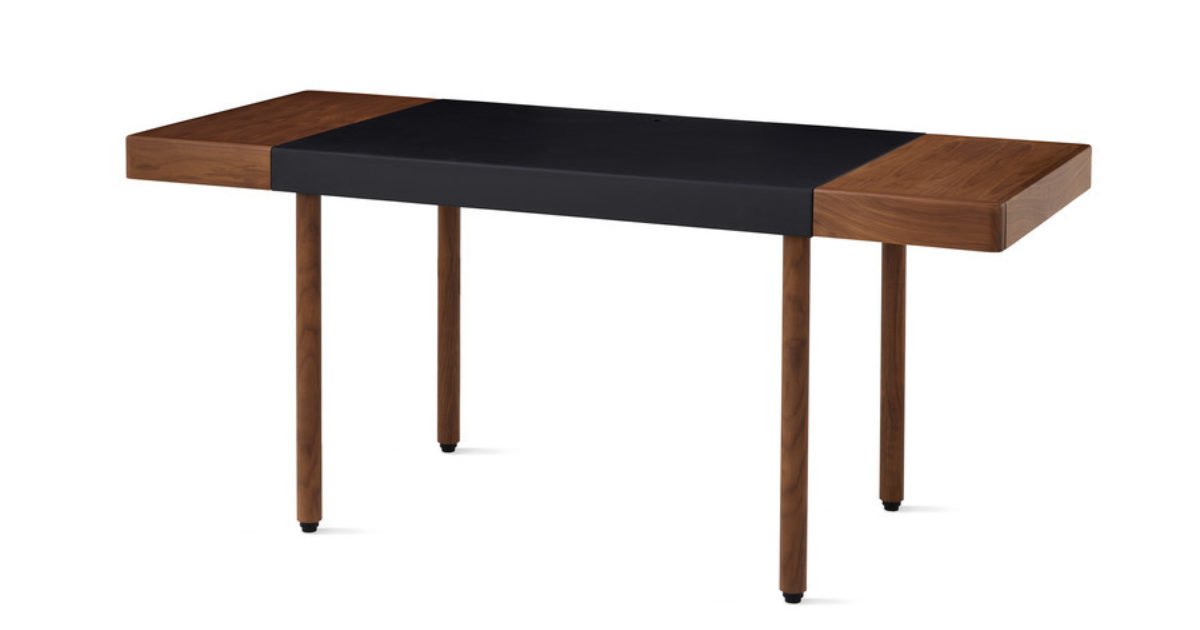 Leatherwrap Sit-to-Stand Desk | CWC